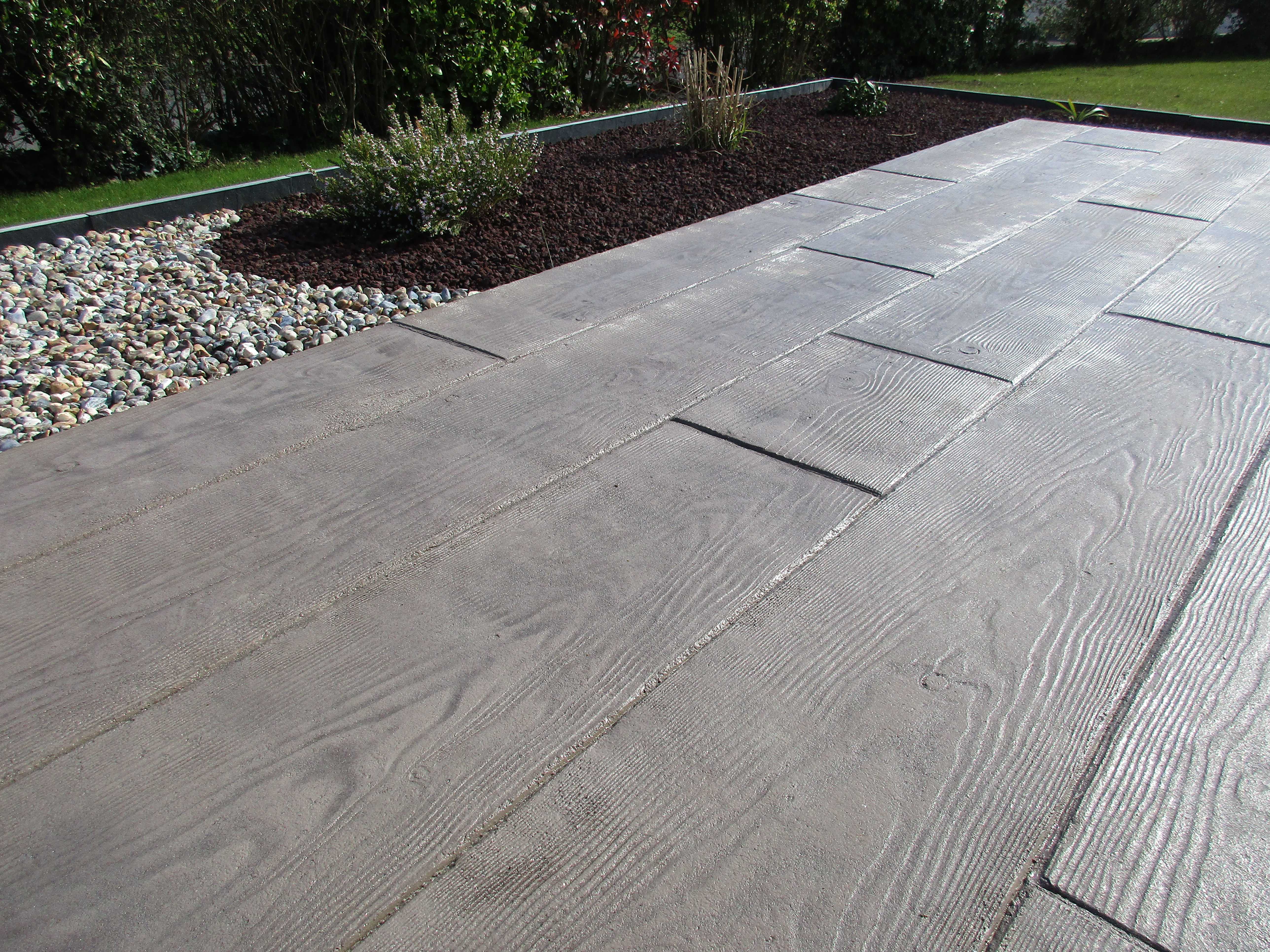 Aménagement extérieur complet - Morieux (22) / Terrasses en béton imprimé